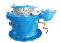 China P41X-10/16 Cast Iron Composite Exhaust Valve Blue Flanged Air Valve DN50-400 for sale