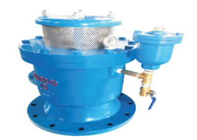 China P41X-10/16 Cast Iron Composite Exhaust Valve Blue Flanged Air Valve DN50-400 for sale