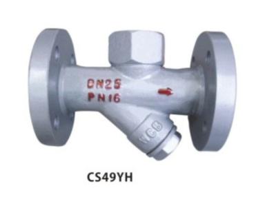 China Steam Trap Flanged Y Type Strainer Carbon Steel Stainless Steel 1 Inch for sale
