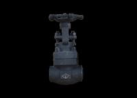 China A105 Black Flanged Gate Valve Welding End Rising Stem 2 Inch for sale