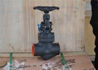 China A105 Black Flanged Globe Valve DN15-DN50 Welding End for Water Oil Gas 1.6-16.0MPa for sale