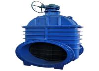 China Non Rising Stem Flanged Gate Valve Bevel Gear Power DN50-DN1200 PN10 PN16 for sale