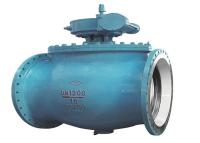 China Ductile Iron Flange Floating Ball Valve Eccentric Hemispherical Lightweight 1.0MPa for sale