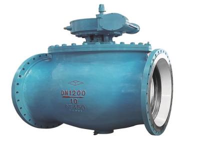 China Ductile Iron Flange Floating Ball Valve Eccentric Hemispherical Lightweight 1.0MPa for sale