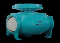 China Ductile Iron Flange Floating Ball Valve Eccentric Hemispherical Lightweight 1.0MPa for sale