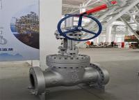 China 3 Inch 600LB Cast Steel Flanged Gate Valve Worm Gear Driven WCB API Standard for sale