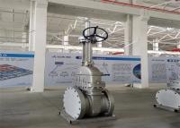 China 3 Inch 600LB Cast Steel Flanged Gate Valve Worm Gear Driven WCB API Standard for sale