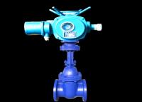 China DN50 Flanged Gate Valve Cast Iron 1.0 Mpa Motorized Cuniform for sale
