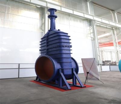 China Cuneiform Cast Iron Double Disc Gate Valve HT200 0.1MPa Flanged for Gas Line for sale