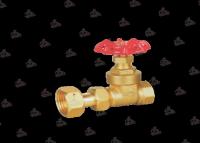 China Brass Water Valve Threaded Connection 1.6 Mpa Rustproof Gate Valve for Water Air Oil for sale