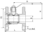 China Brass Flanged Ball Valve DN15-DN100 1.6MPa Leakproof Water Valve for sale