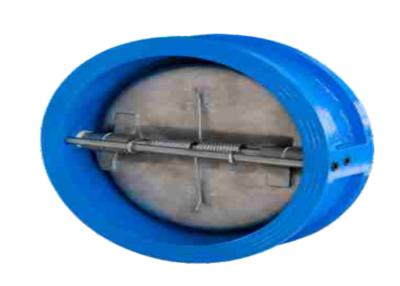 China Cast Iron Wafer Butterfly Check Valve 1.0 Mpa 1.6 Mpa Flanged Swing Check Valve for sale