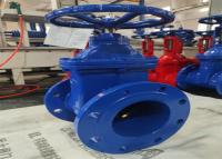 China Ductile Iron Resilient Seat Flanged Gate Valve 1.6MPa 3 Inch Non Rising Stem for sale