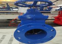China Ductile Iron Resilient Seat Flanged Gate Valve 1.6MPa 3 Inch Non Rising Stem for sale