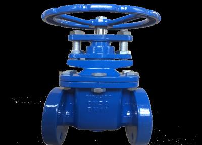 China DIN F4 Non Rising Stem Flanged Gate Valve DN250 Cast Iron Brass Seal Iron Disc for sale