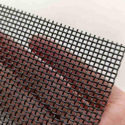 China Black 11X11 Mesh SS316 Stainless Steel Security Screens Fly Proof Wire Mesh for sale