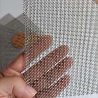 China SS316 SS316L Plain Weaving Stainless Steel Window Mesh Anti Mosquito for sale