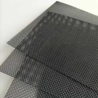 China Black Sprayed 18 mesh Bug Proof Window Screens Ss Mosquito Net For Windows 100ft for sale