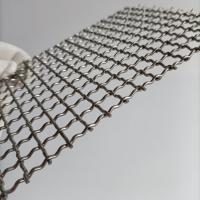 China Vibrating Screen Intermediate Crimped Wire Mesh 30m Length Impact Resistance for sale