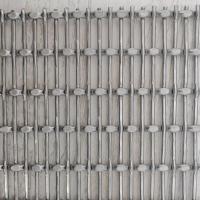 China 1m-8m width Decorative Wire Mesh Screen Flat Top Crimped Wire Cloth for sale