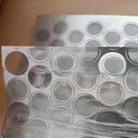 China Plain Weave Etched Metal Filter Screen Mesh Stainless Steel Mesh Filter Discs for sale