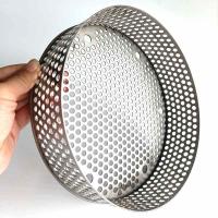China Perforated Round Hole Sieve Style Filter Screen Mesh Easy To Clean for sale
