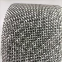 China Square Hole 1m 1.2m Galvanized Stainless Steel Woven Mesh Plain Weaving for sale