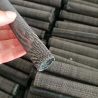 China Woven Carbon Steel Wire Mesh Perforated Metal Cylinder Abrasion Resistance for sale