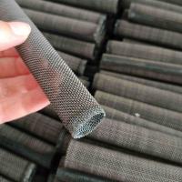 China Woven Carbon Steel Wire Mesh Perforated Metal Cylinder Abrasion Resistance for sale