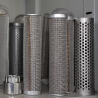 China Woven Carbon Steel Wire Mesh Perforated Metal Cylinder Abrasion Resistance for sale