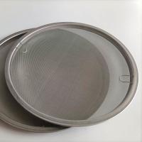 China Stainless Steel 304 Tray Filter Screen Mesh 60 80 Mesh 0.15mm Wire Diameter for sale