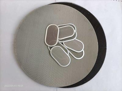 China Rectangle Oval Shaped Extruder Screen Mesh Give Melts Ideal Filtration for sale