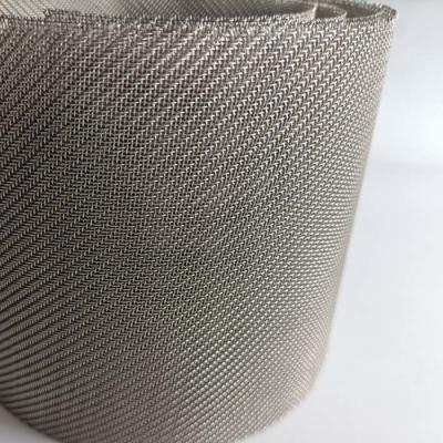 China 150-500 Mesh Ss Woven Wire Mesh 316l Stainless Steel Mesh Twill Weaving for sale