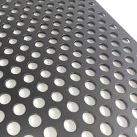 China Round Hole Punched Perforated Aluminium Screens for sale