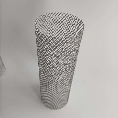 China Expanded Weave Metal Filter Screen Mesh Stainless Steel Mesh Tube Wear Resistant for sale