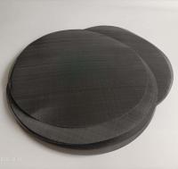 China 60 Mesh Mild Carbon Steel Black Metal Wire Mesh Extruder Filter Disc for sale