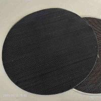 China 2 3 Layers 18x18 20x20 Black Wire Mesh Filter Disc Long Service Life for sale