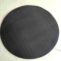 China 2 3 Layers 18x18 20x20 Black Wire Mesh Filter Disc Long Service Life for sale
