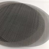 China 20 40 60 Mesh Mild Steel Black Wire Mesh Extruder Filter Screen for sale