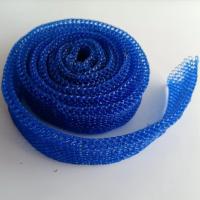 China Acid Resistant Polypropylene PP Wire Mesh 20mm Blue Knitted Wire Mesh for sale