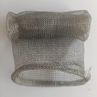 China Anti Corrosion  0.1mm Monel 400 Wire Mesh  Knitted Filter Wire Mesh Roll for sale