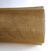China IS0 1M Copper Wire Mesh Brass Metal Mesh For Separation Sifting Pellet for sale