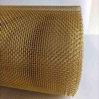 China 30% Zinc 70% Copper Metal Mesh Sheets 100 Mesh Copper Screen For Aerospace for sale