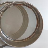 China Double Layer Woven Wire Mesh Sieves Square Hole And Perforated Plate for sale