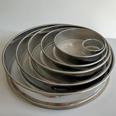 China SS304 Interchangeable Laboratory Test Sieves ASTM Particle Filter Standard for sale