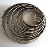 China 200mm 250mm Fine Wire Mesh Sieve Cement Sieve Precision Filtration for sale