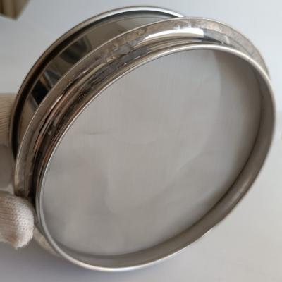 China Chromium Plated Iron Frame astm Standard Test Sieves 150mm Diameter single layer for sale