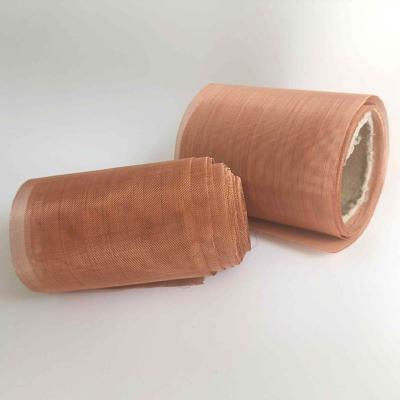 China Electromagnetic Shielding Copper Wire Mesh Roll 0.76m—1.2m Width for sale