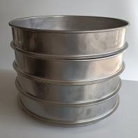 China Perforated Round Hole SS304 Lab Test Sieves 350mm Corrosion Resistant for sale