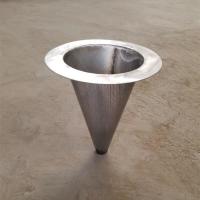 China Temporary Inline 304 316 Stainless Steel Cone Strainer Fire Resistance for sale
